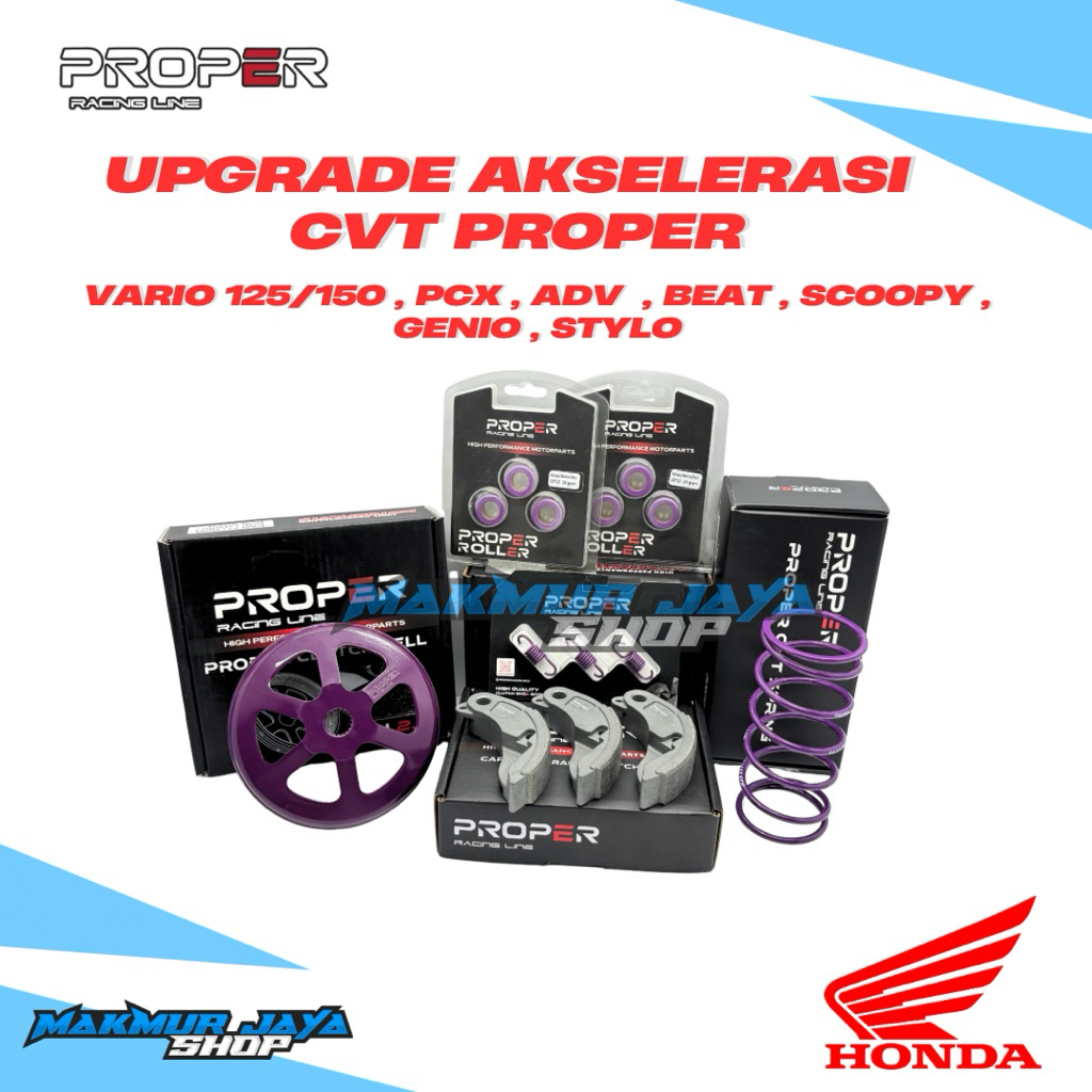 Jual Paket Upgrade Akselerasi Proper Vario 125-150 Pcx Adv Beat Scoopy ...