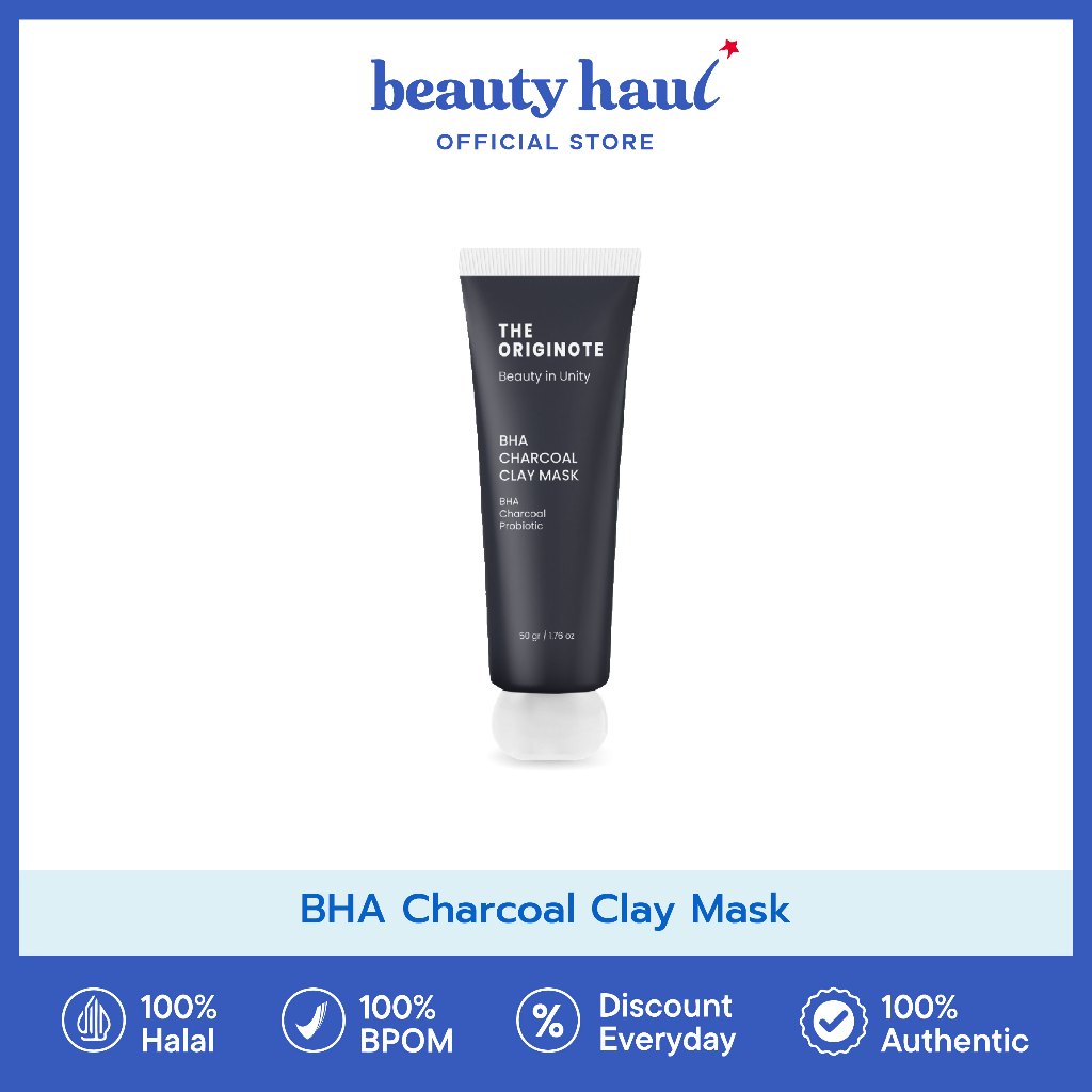 Jual THE ORIGINOTE BHA Charcoal Clay Mask | Shopee Indonesia
