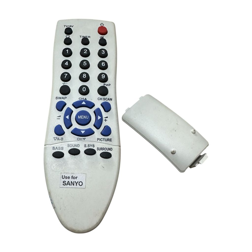 Jual Remote / Remot TV Universal TV SANYO Wonder-8 RM-7580B TERMURAH ...