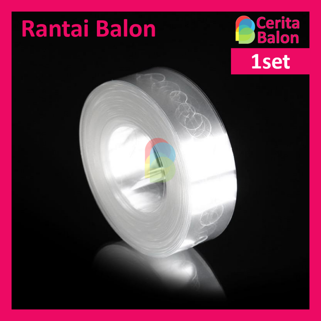 Jual [1 rol] Lem balon/ Rantai Balon/ Pengait Balon/ Balloon Glue Dots ...