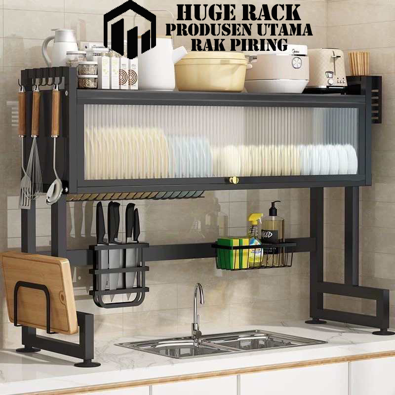 Jual Rak Piring Wastafel Tertutup Stainless Steel Rak wastafel cuci ...