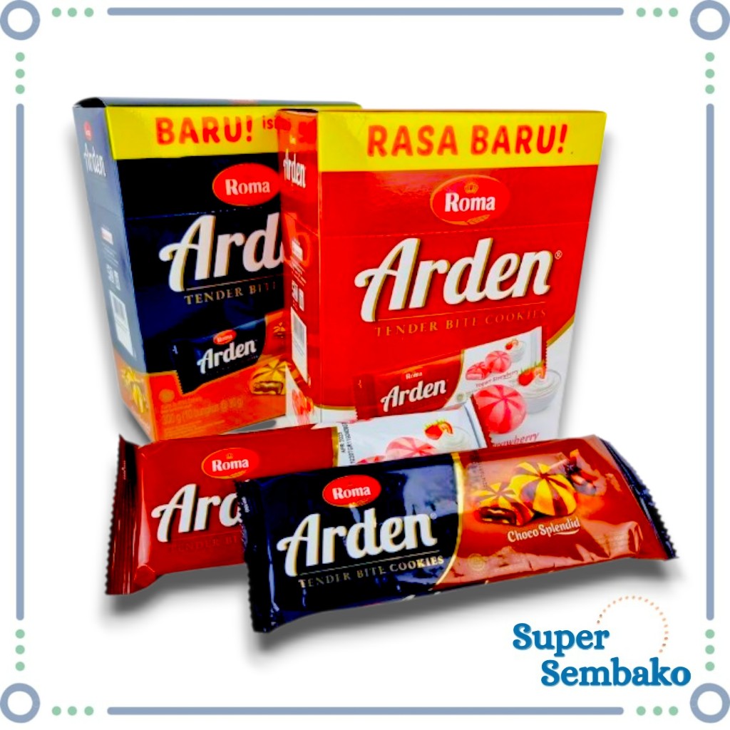 Jual SNACK COOKIES ROMA ARDEN CHOCO SPLENDID YOGURT STRAWBERRY COKLAT ...