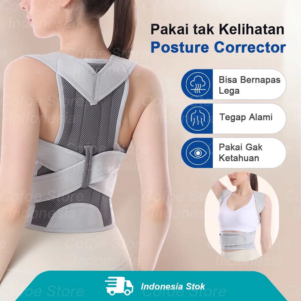 Jual Korset Penyangga Penegak Punggung Bungkuk Penyangga Tulang ...