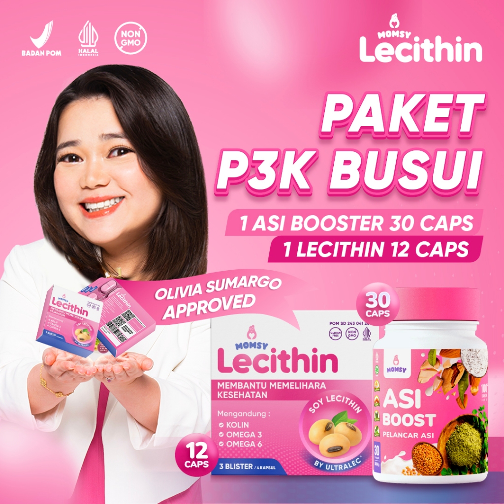 Jual [PAKET P3K BUSUI] MOMSY LECITHIN Ultralec Soy Lecithin Premium 12 ...