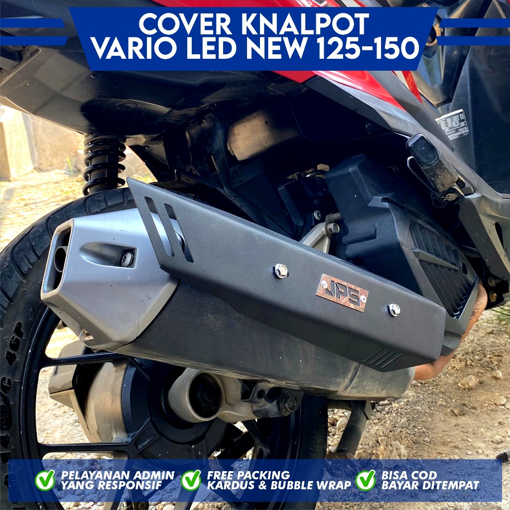 Jual JPS Cover Knalpot Tameng Vario 125-150 New | Shopee Indonesia