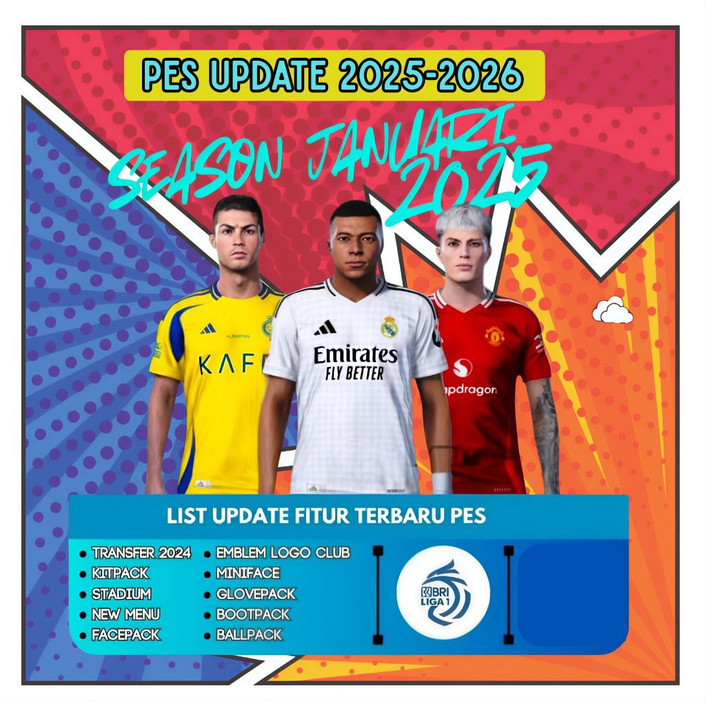 Jual PES 2016 - PES 16 UPDATE TERBARU 2025-2026 - 24GB | Shopee Indonesia