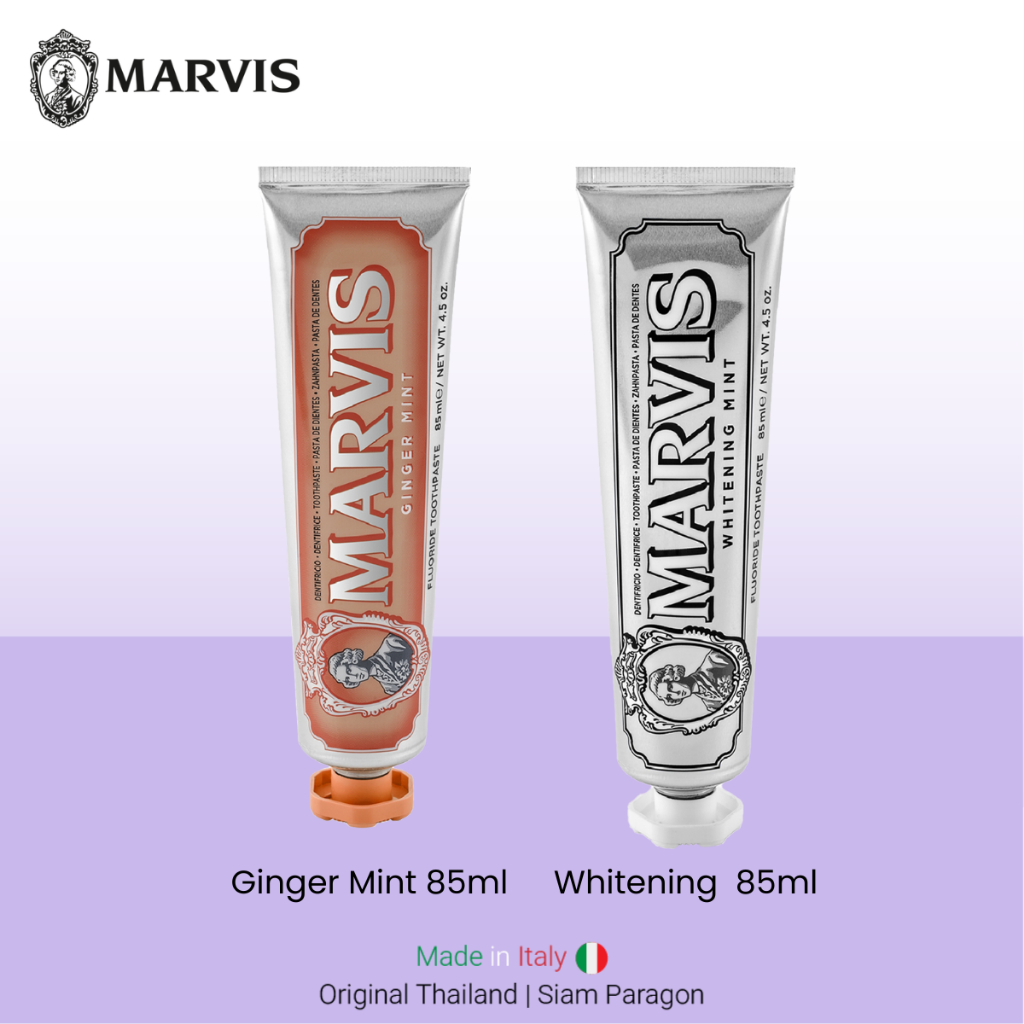 Jual MARVIS Whitening Toothpaste 85ml Original + Ginger Mint 85ml ...