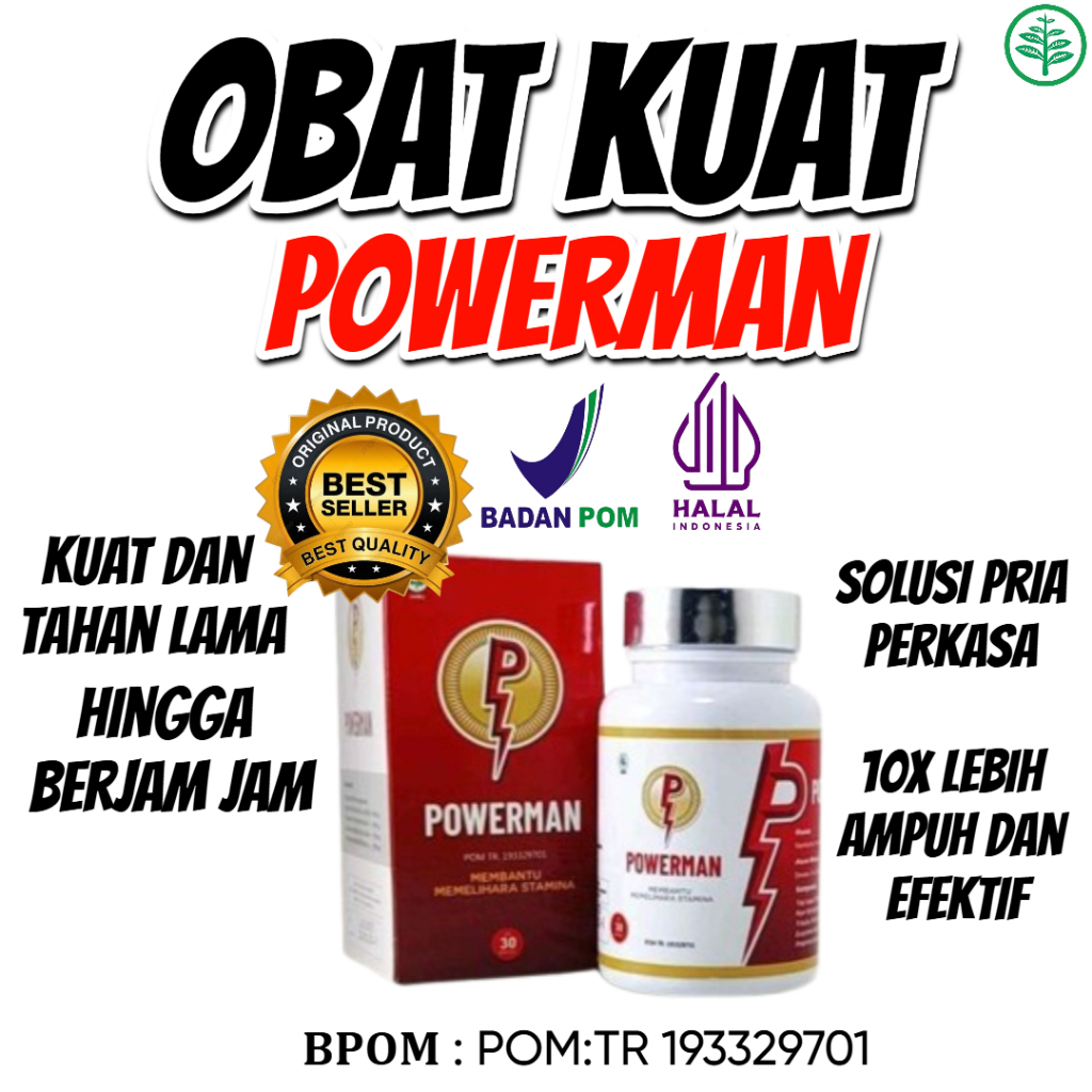 Jual TER-Ampuh obat kuat herbal pria tahan lama powerman kapsul pria kuat bpom herbal halal ...