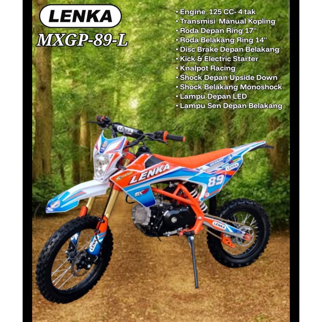 Jual MINI TRAIL LENKA MXGP 89 MXGP 31 MXGP 125 125CC 110CC 50CC LENKA ...