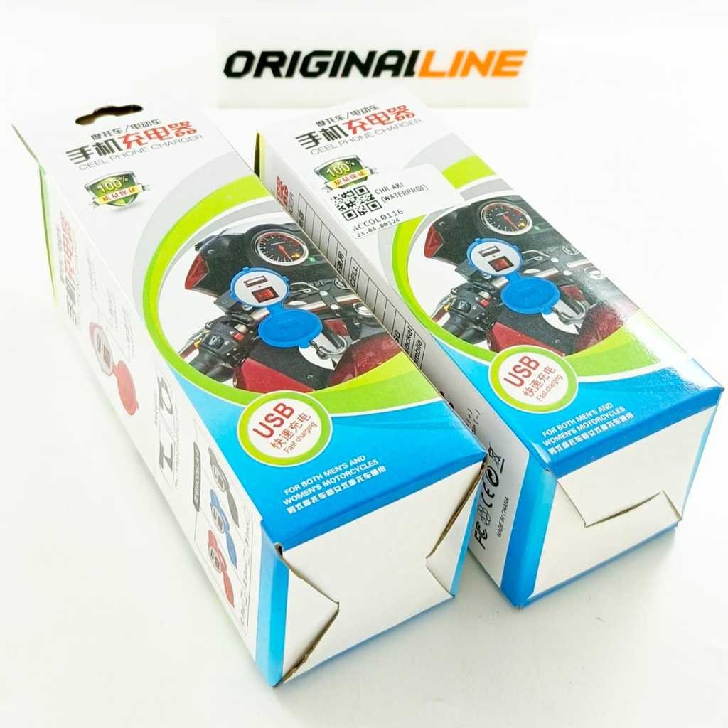 Jual Charger Aki Motor Waterproof USB Plug / Charger Hp di Motor ...