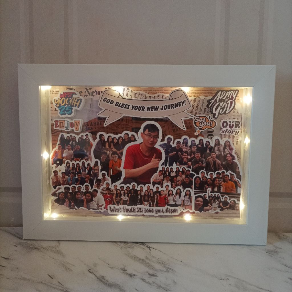 Jual hadiah perpisahan/ Kado Frame Perpisahan/ hadiah farewell / kado ...