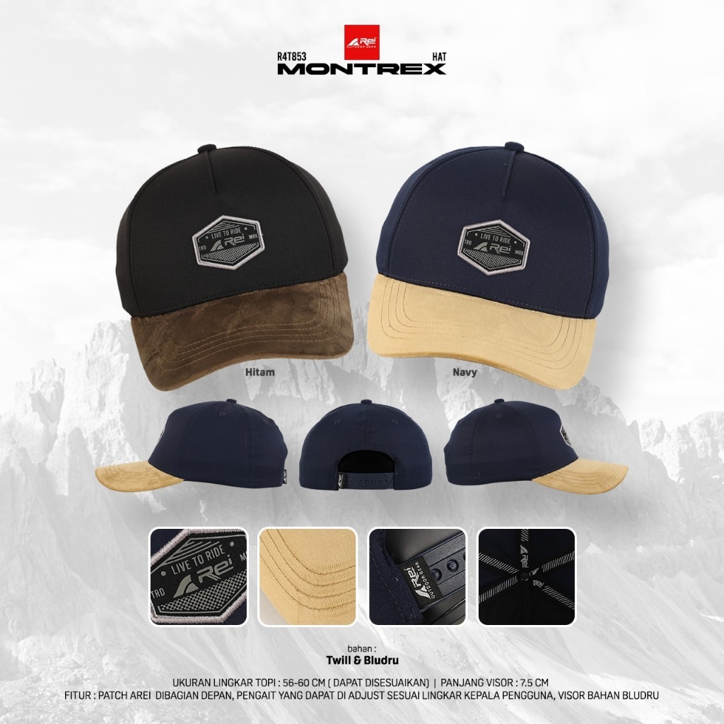 Jual Topi Pria Montrex Arei Outdoorgear | Shopee Indonesia