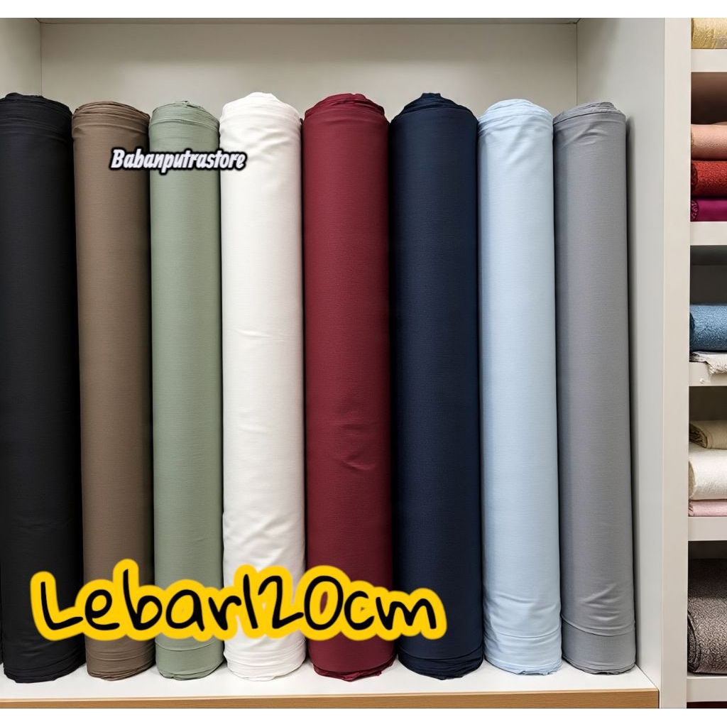 Jual kain katun micro GRADE A | PER 1 METER LEBAR 120CM | Shopee Indonesia