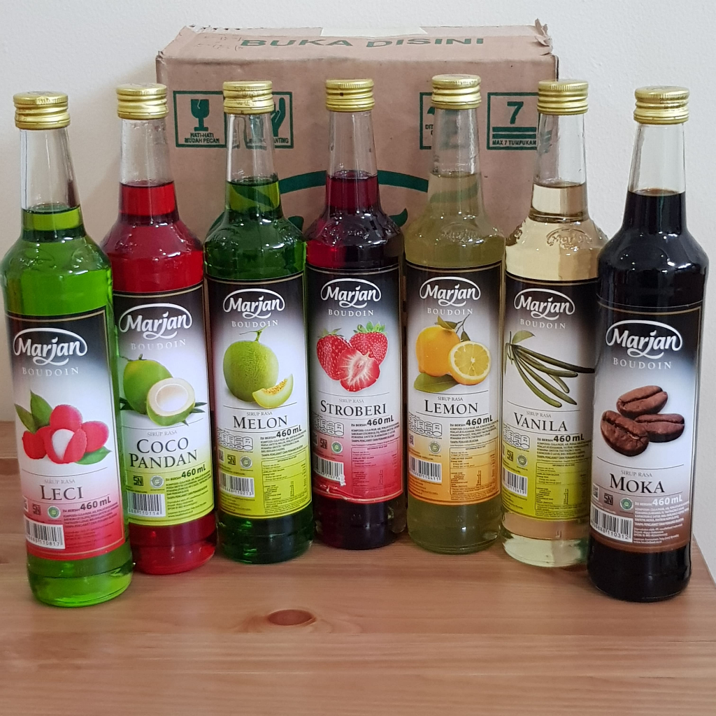 Jual Marjan Boudoin SIRUP All Variant 460ml / Sirup Marjan | Shopee ...