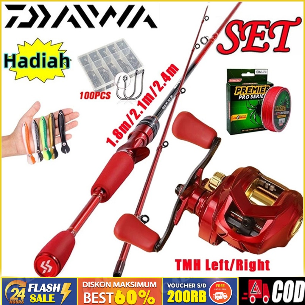 Jual 2025 New joran set lengkap Full Set 1.8M\2.1M \2.4M Joran Pancing ...