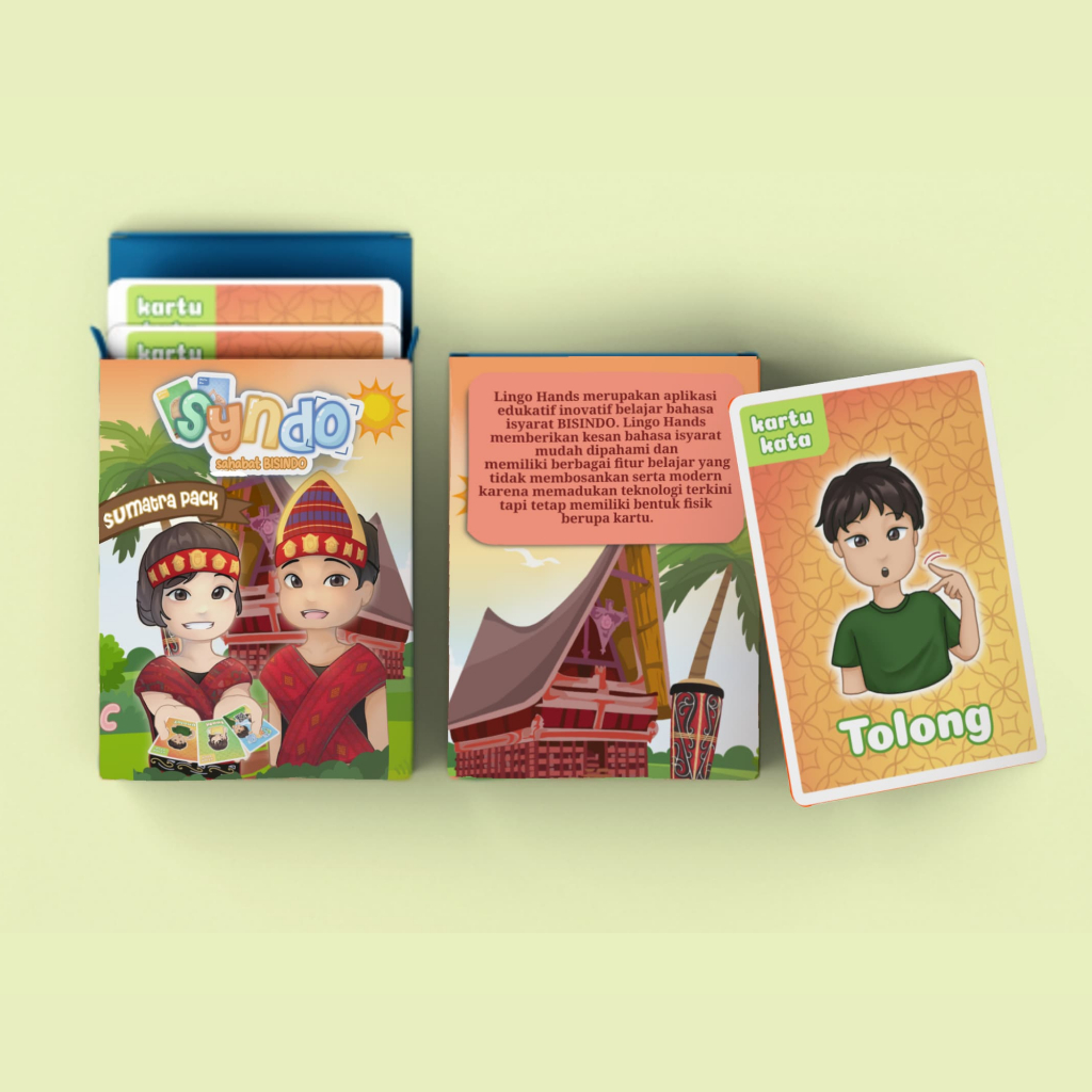 Jual Sumatra Pack Kartu Kata SYNDO | Game Edukasi Bahasa Isyarat (Kartu ...