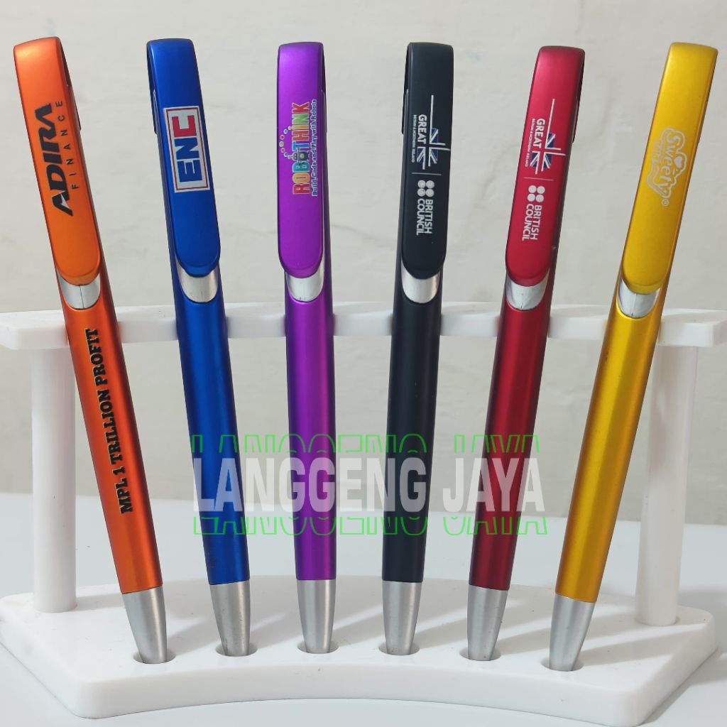 Jual Pulpen custom logo, pena promosi, pulpen printing logo, ballpoint ...