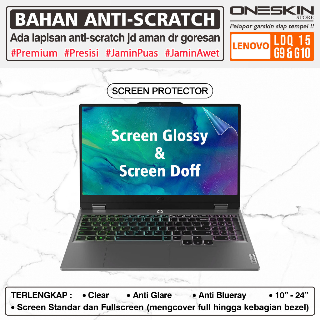 Jual Pelindung Layar Screen Protector Guard Kompatibel dengan Lenovo ...
