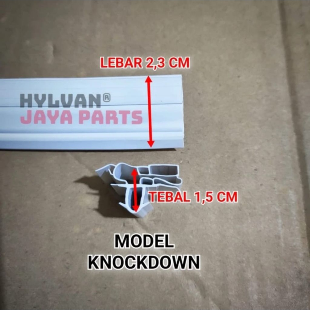 Jual GASKET KARET KULKAS PINTU SHOWCASE KNOCKDOWN 142,5 X 52 CM ...