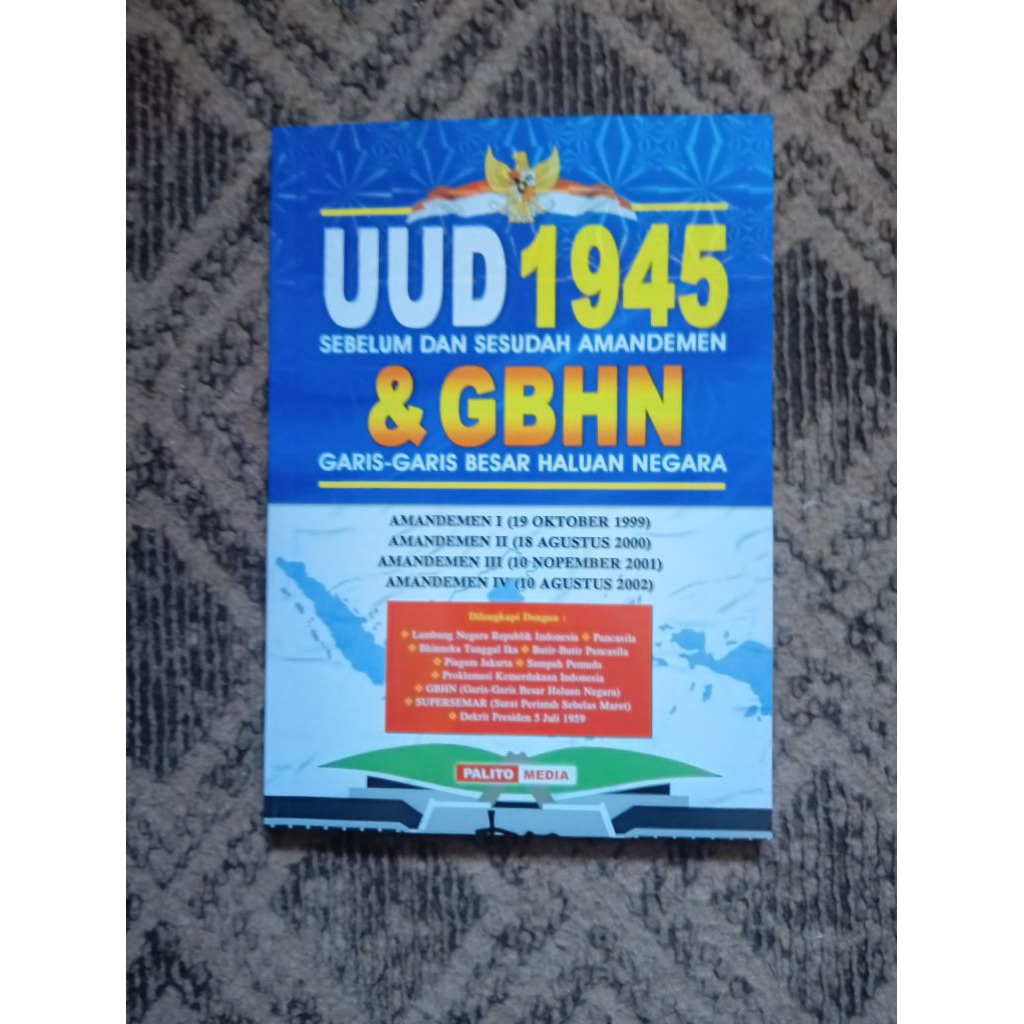 Jual Buku Undang Undang Dasar 1945/UUD Dasar 1945 Dan Amandemen Ukuran ...