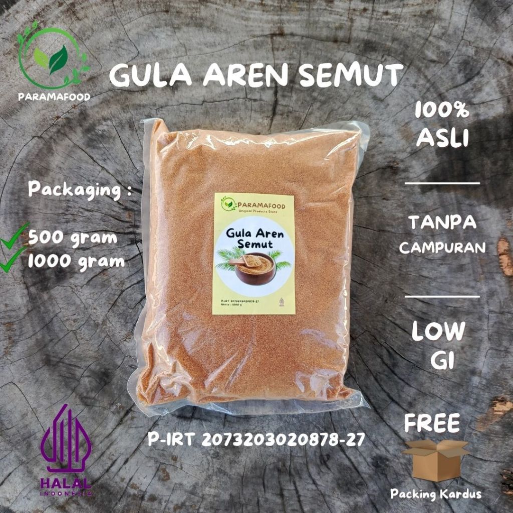 Jual Paramafood Gula Aren Bubuk Asli 1 kg 500 gram – Gula Alami dari ...