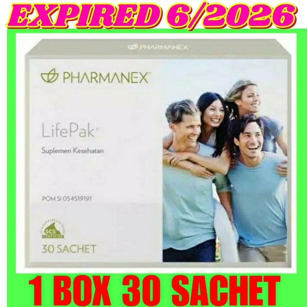 Jual Life pak 1 box - lifepack 30 sachet - pharmanex - suplemenlifepak ...