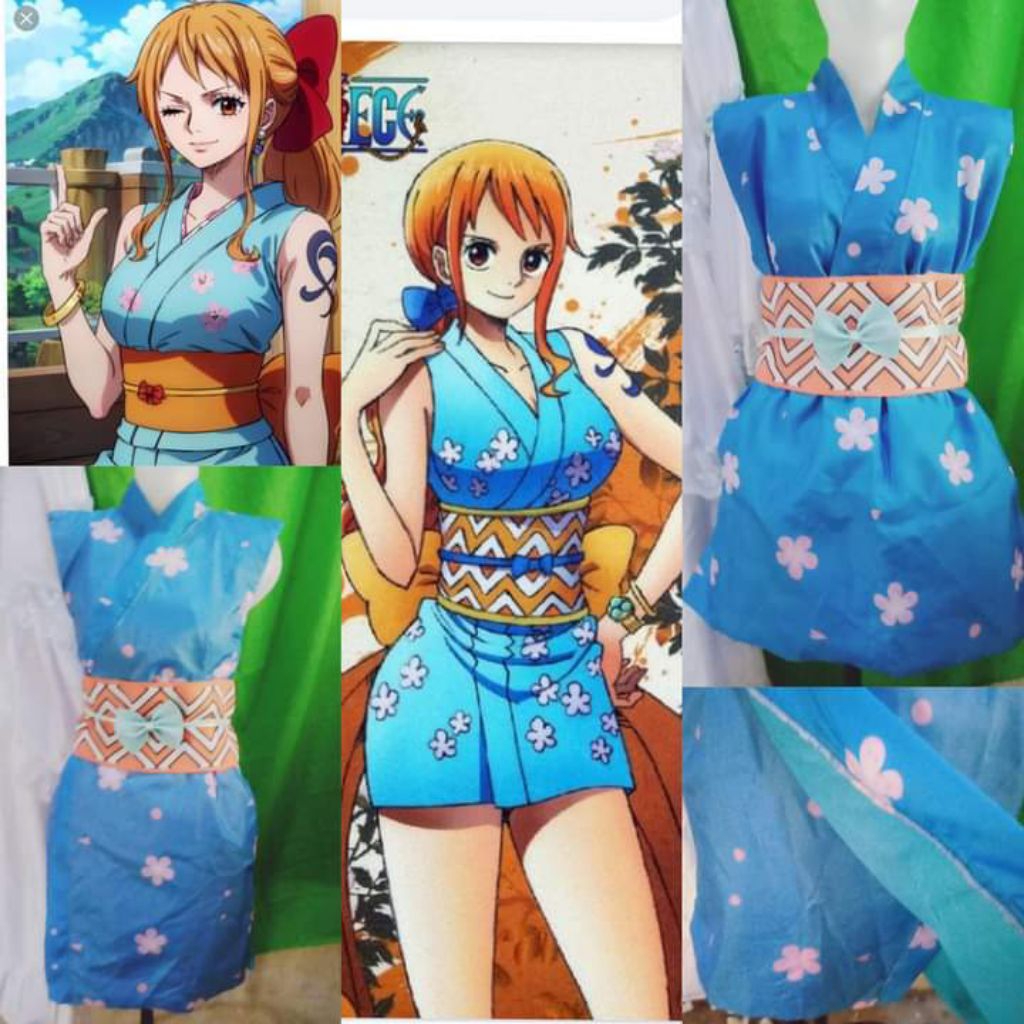 Jual Nami Wano One piece cosplay costume | Shopee Indonesia