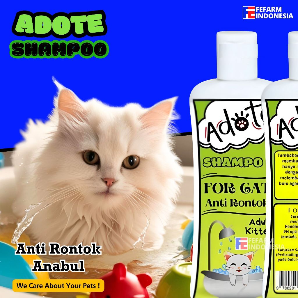 Jual Sampo Shampoo Anti Rontok Bulu Adote Kucing Cats Hewan Peliharaan ...