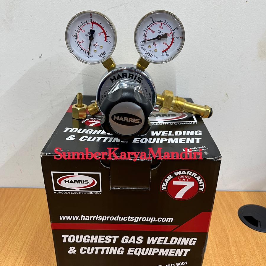 Jual Harris Regulator Nitrogen Double Stage With Two Gauges 896-10-N2 ...