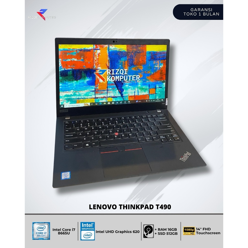 Jual Lenovo Thinkpad T490 Intel Core i7-8665U Ram 16GB SSD 512GB bangh ...