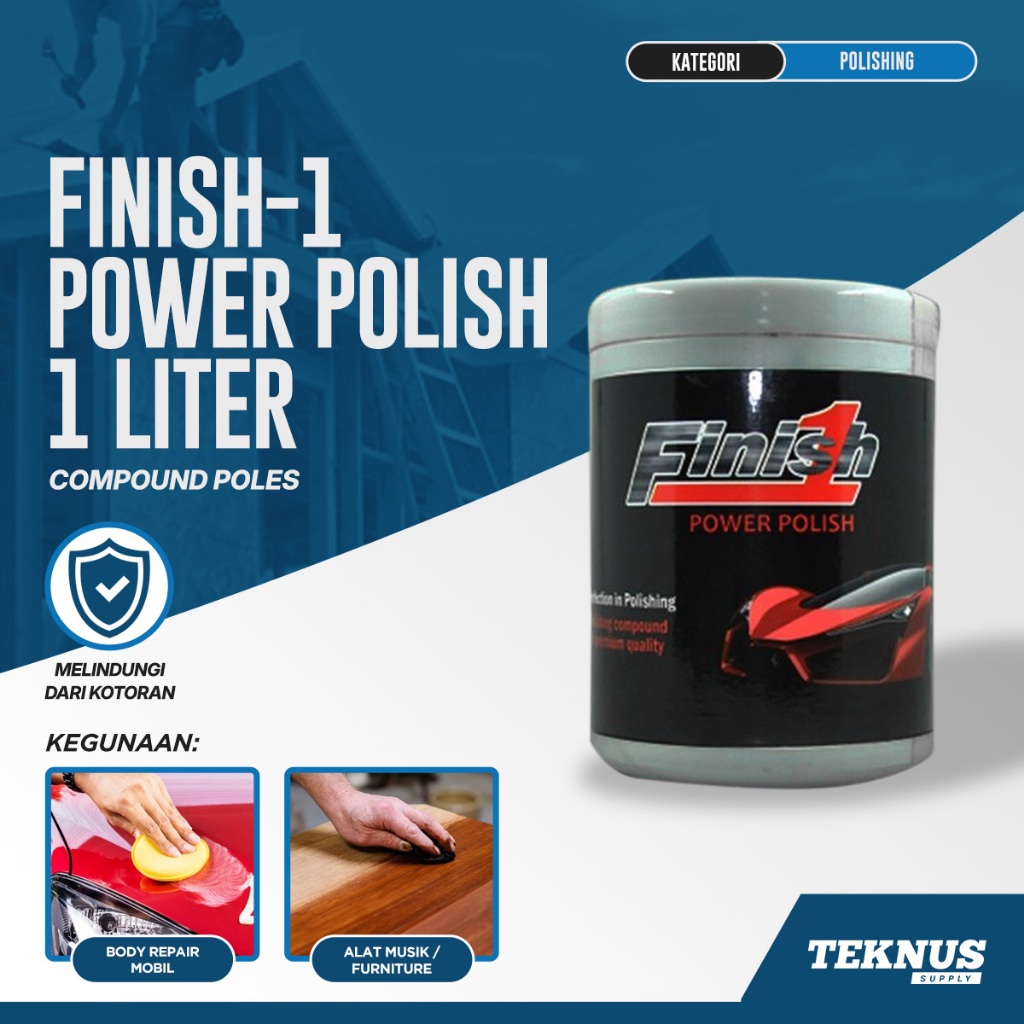 Jual Compound Poles FINISH-1 Power Polish 1 Liter | Teknus Supply ...