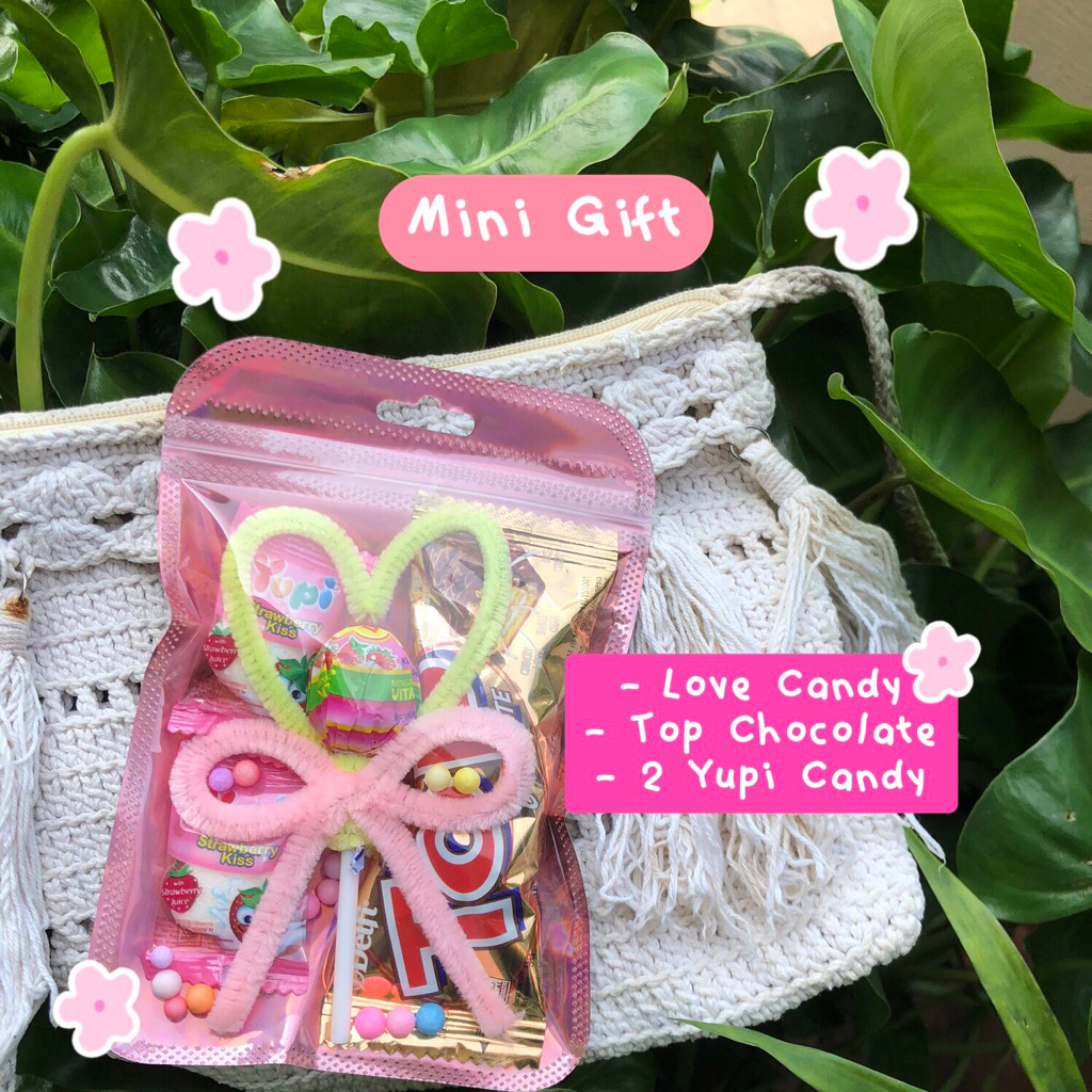 Jual Mini Gift Love Candy Permen Love Top Chocolate Yupi | Shopee Indonesia