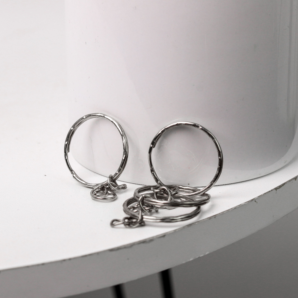 Jual Ring Besi Gantungan Kunci Model Gerigi Bunga Rantai Ganci RING 2,5 ...