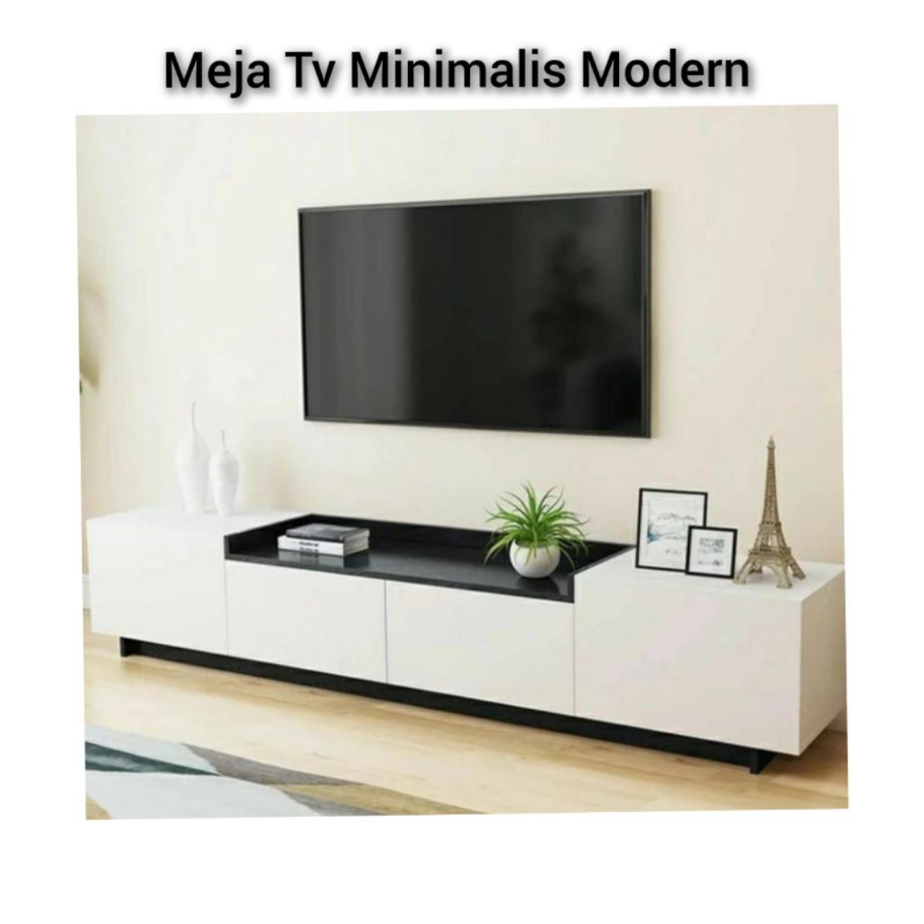 Jual MEJA TV MINIMASLIS MODERN, Panjang Variasi, Lebar 40 cm, Tinggi 45 ...