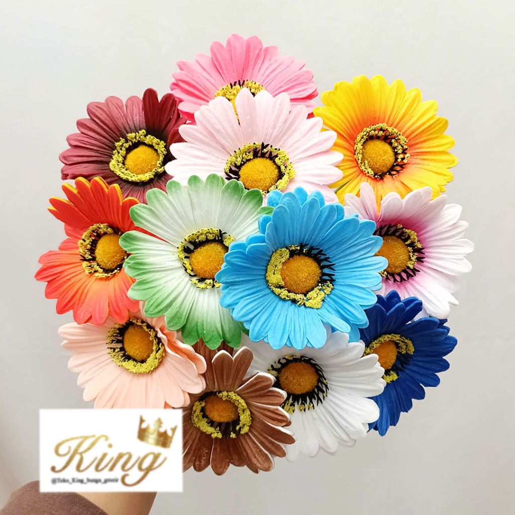 Jual Artificail Daisy Bunga Gerbera Bahan Latex Premium Artificial ...