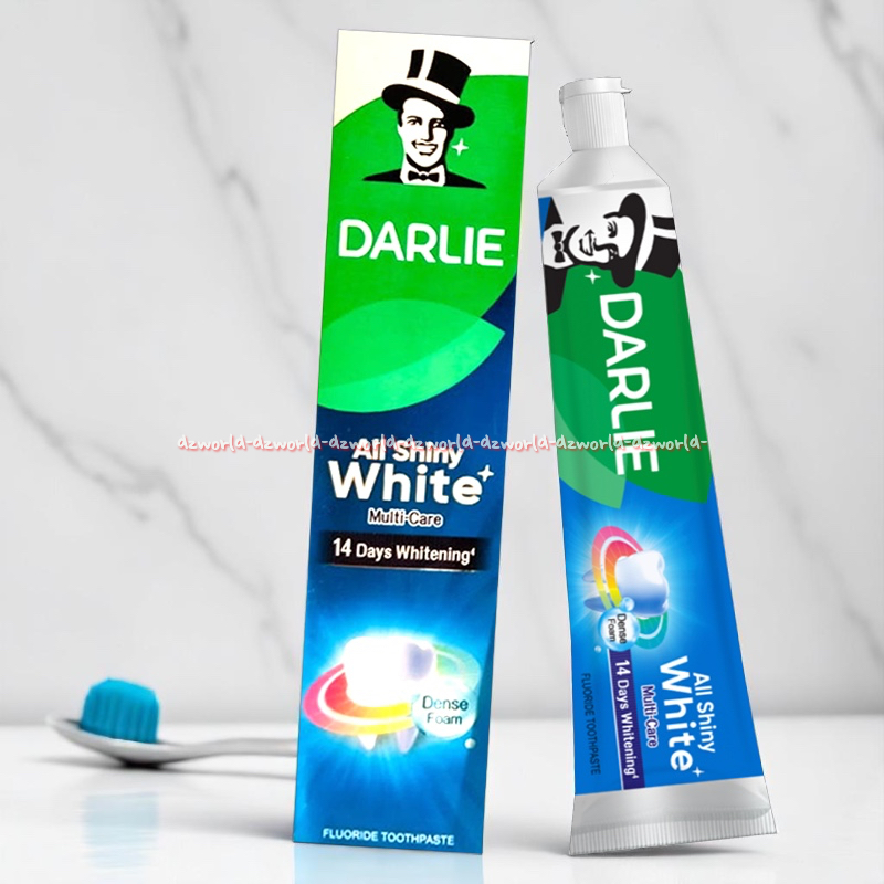 Jual Darlie All Shiny White 140gr Dense Foam Multicare Baking Soda ...