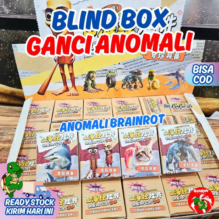 Jual Blind Box Tung Tung Sahur/ Ganci Brainrot/ Blind box anomali ...