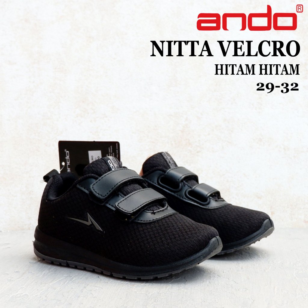 Jual Sepatu Sekolah ANDO perekat - size 33-40 - HANNY V / NITTA V ...
