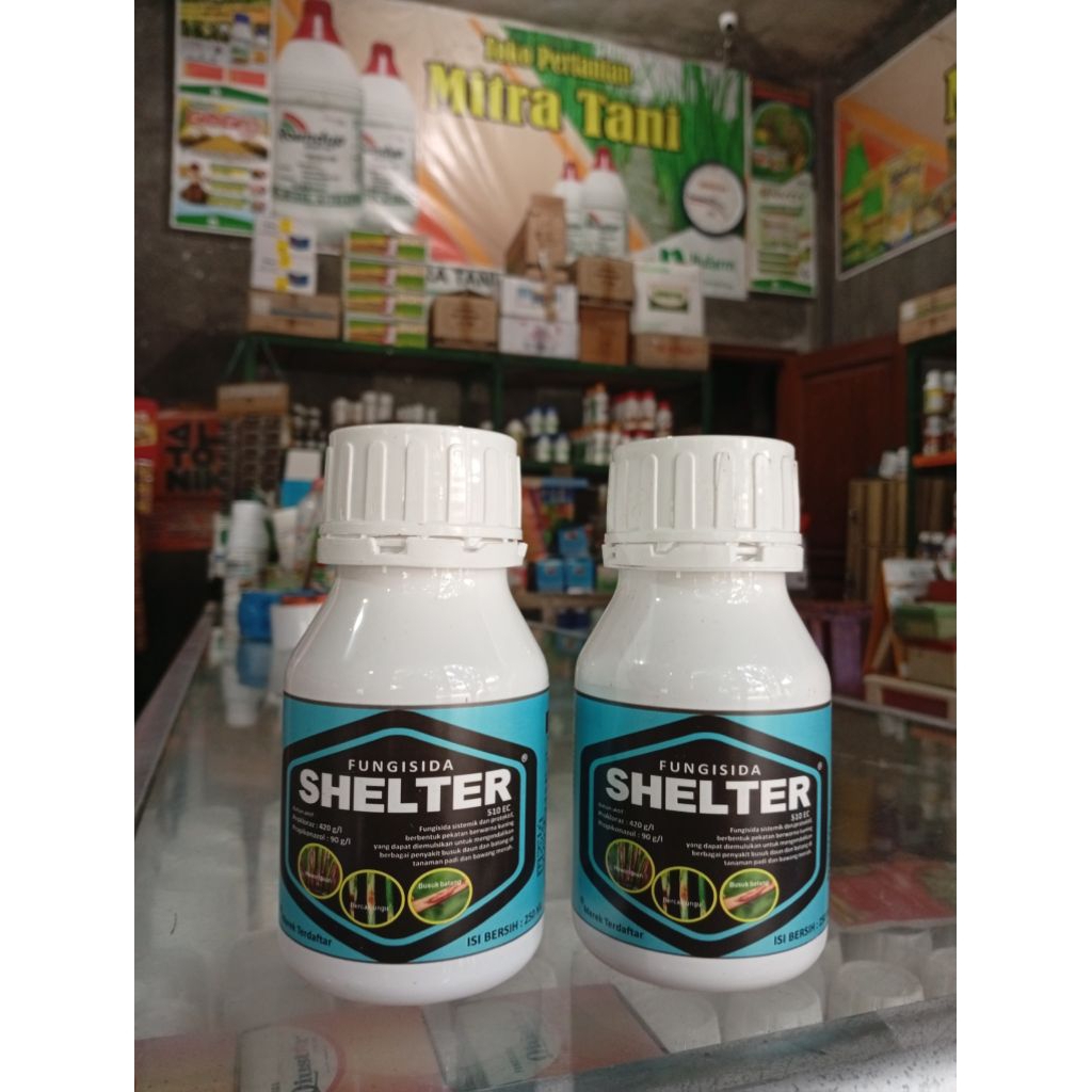 Jual fungisida SHELTER sistemik dan protektif, berbentuk pekatan kuning ...