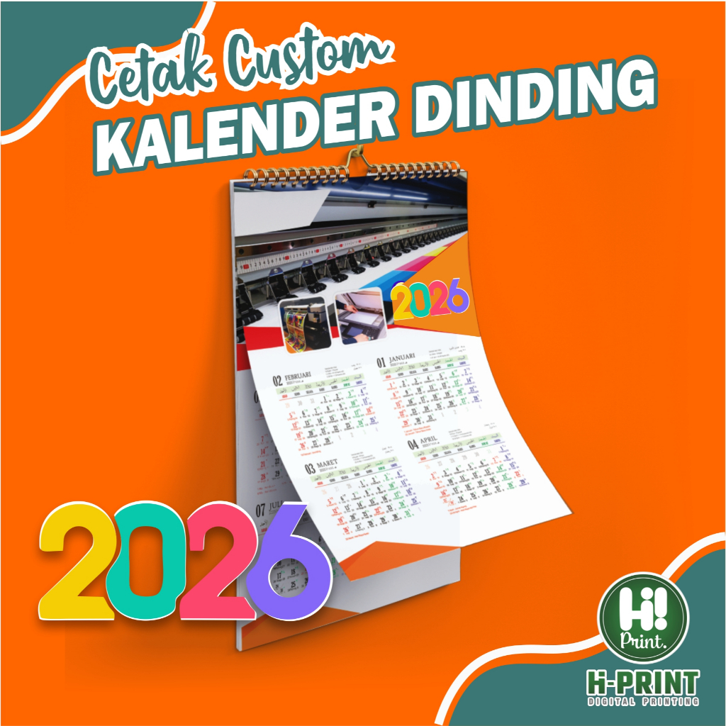 Jual Cetak Kalender Dinding Custom Isi | Shopee Indonesia