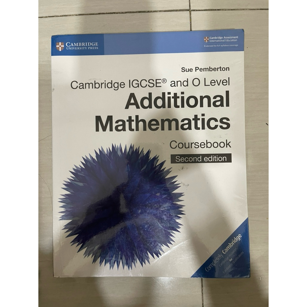 Jual Cambridge IGCSE & O Level Additional Mathematics Course Book ...