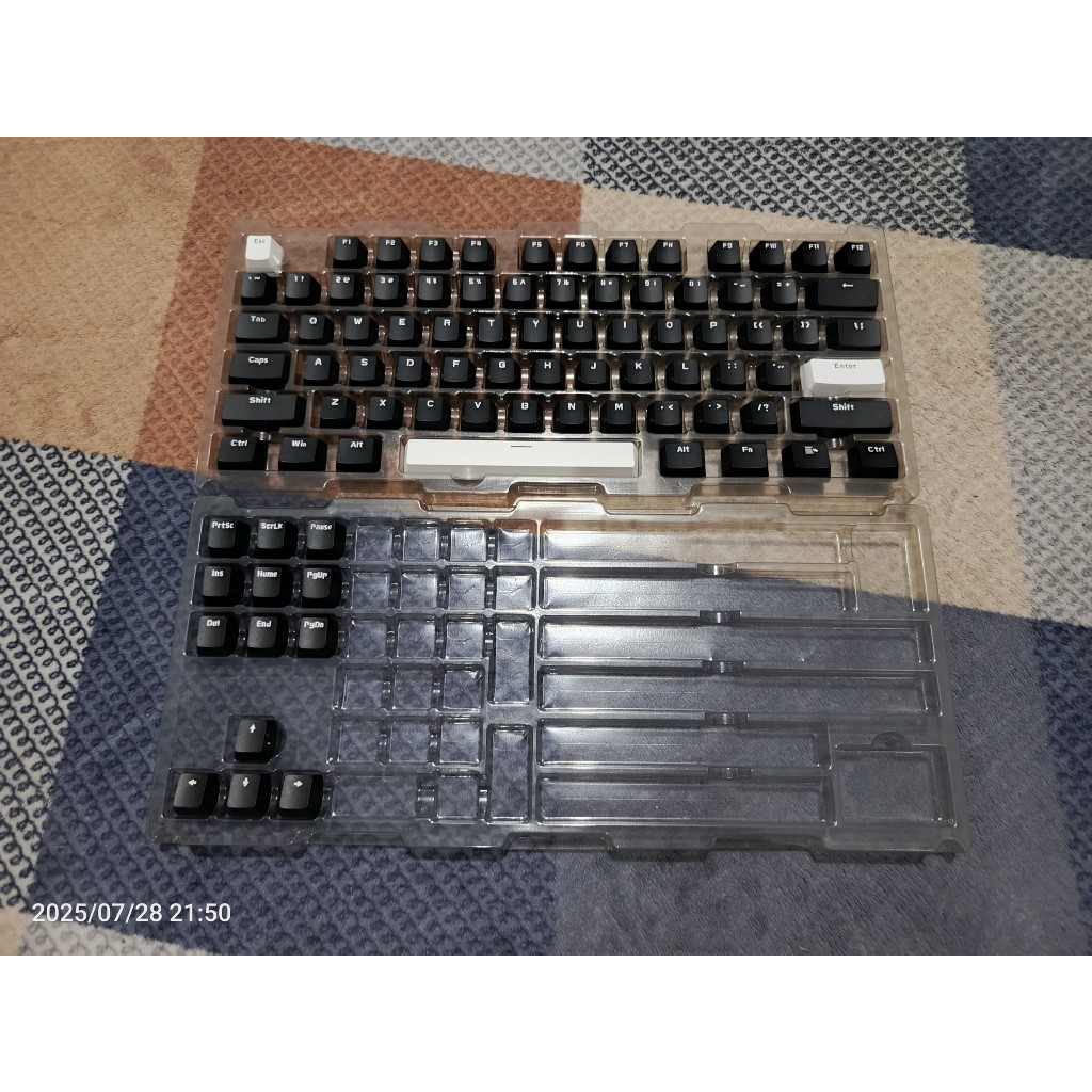 Jual Keycaps Dual Tone ABS Double Shot OEM Profile 87 Keys Keyboard Mechanical TKL VortexSeries ...