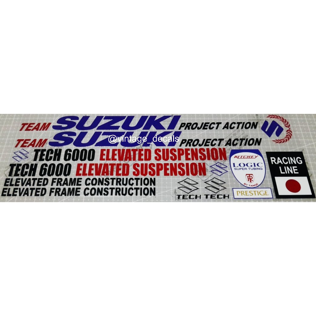 Jual sticker sepeda SUZUKI TECH 6000 elevated | Shopee Indonesia