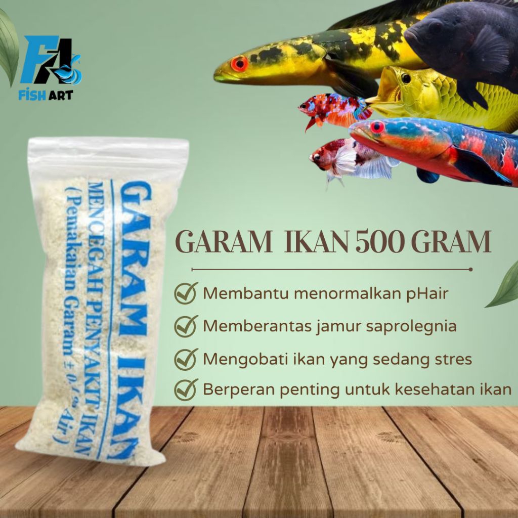 Jual GARAM IKAN PREMIUM BERAT 500 GRAM | Shopee Indonesia