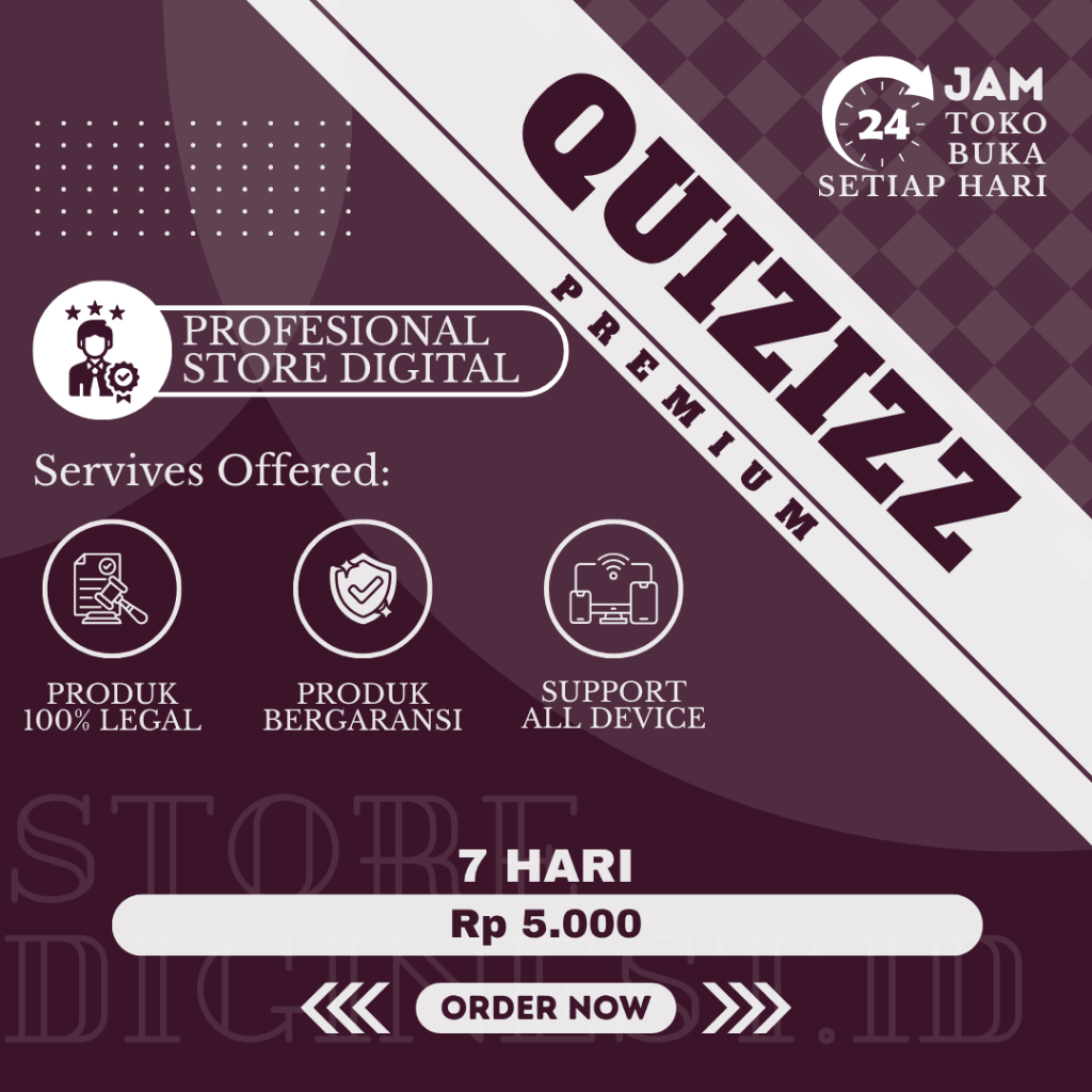 Jual Quizizz Super Premium 7 Hari (500 Partisipan) | Shopee Indonesia