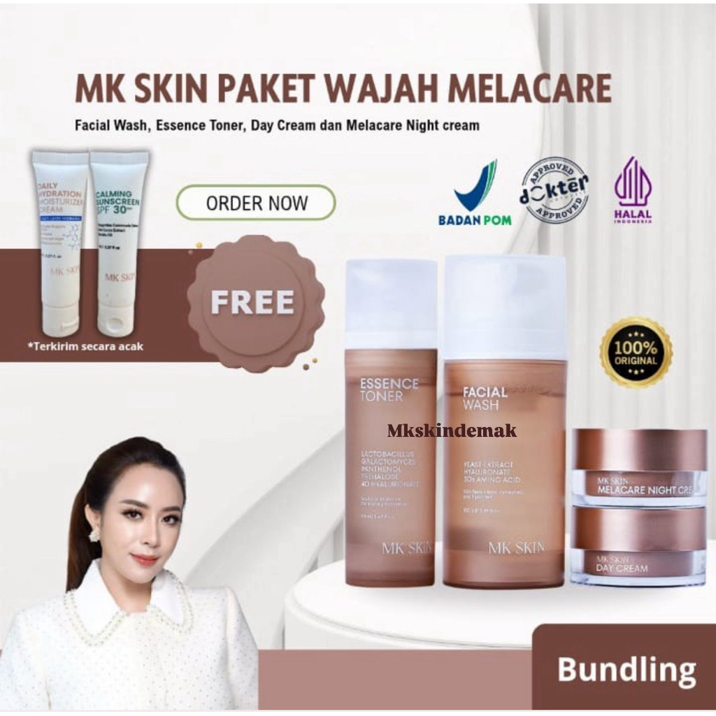 Jual MK SKIN - PAKET WAJAH MELACARE SERIES (FLEK) By Maharani Kemala ...