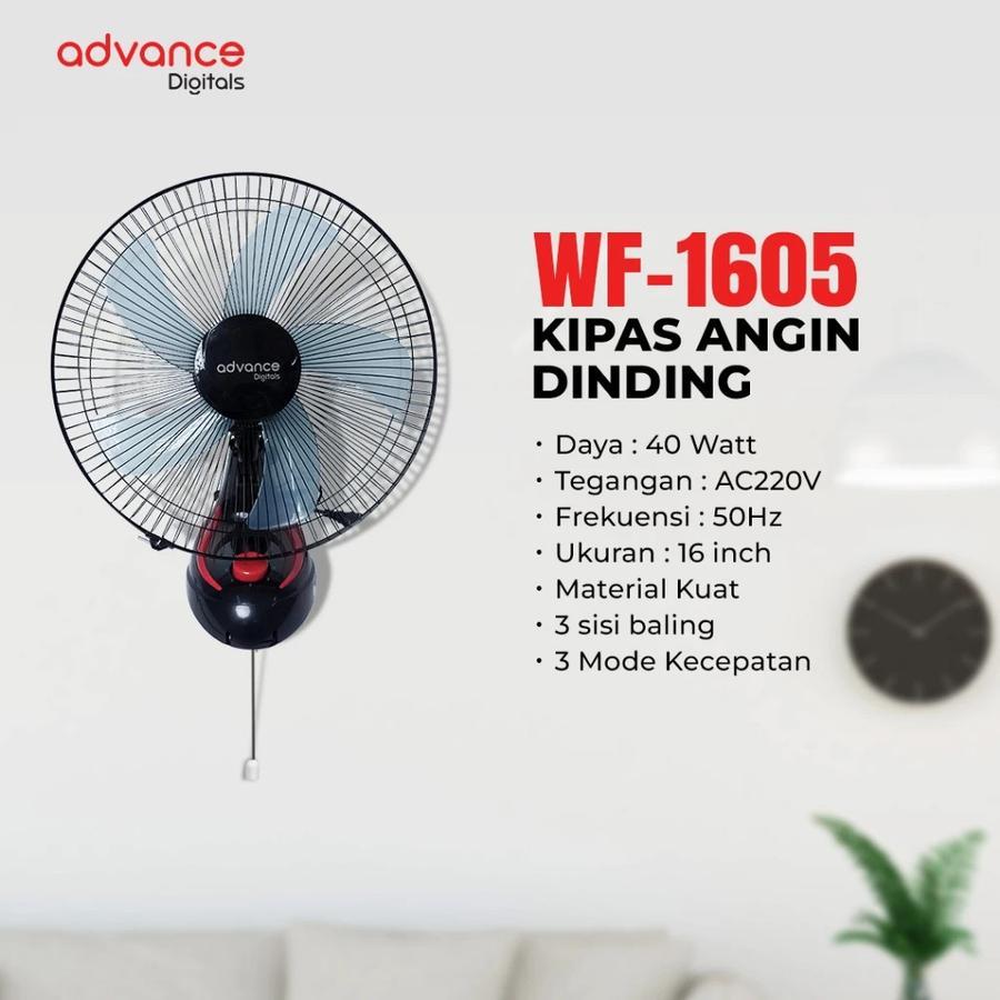 Jual Kipas Angin Dinding Advance Wf-1605 16 Inch – Garansi Resmi 1 Tahun | Shopee Indonesia