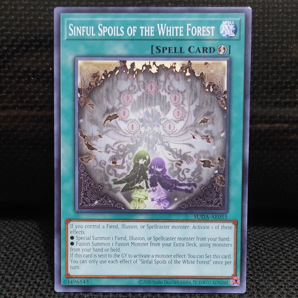 Jual Kartu Yugioh OCG AE Sinful Spoils of the White Forest Common C ORI ...