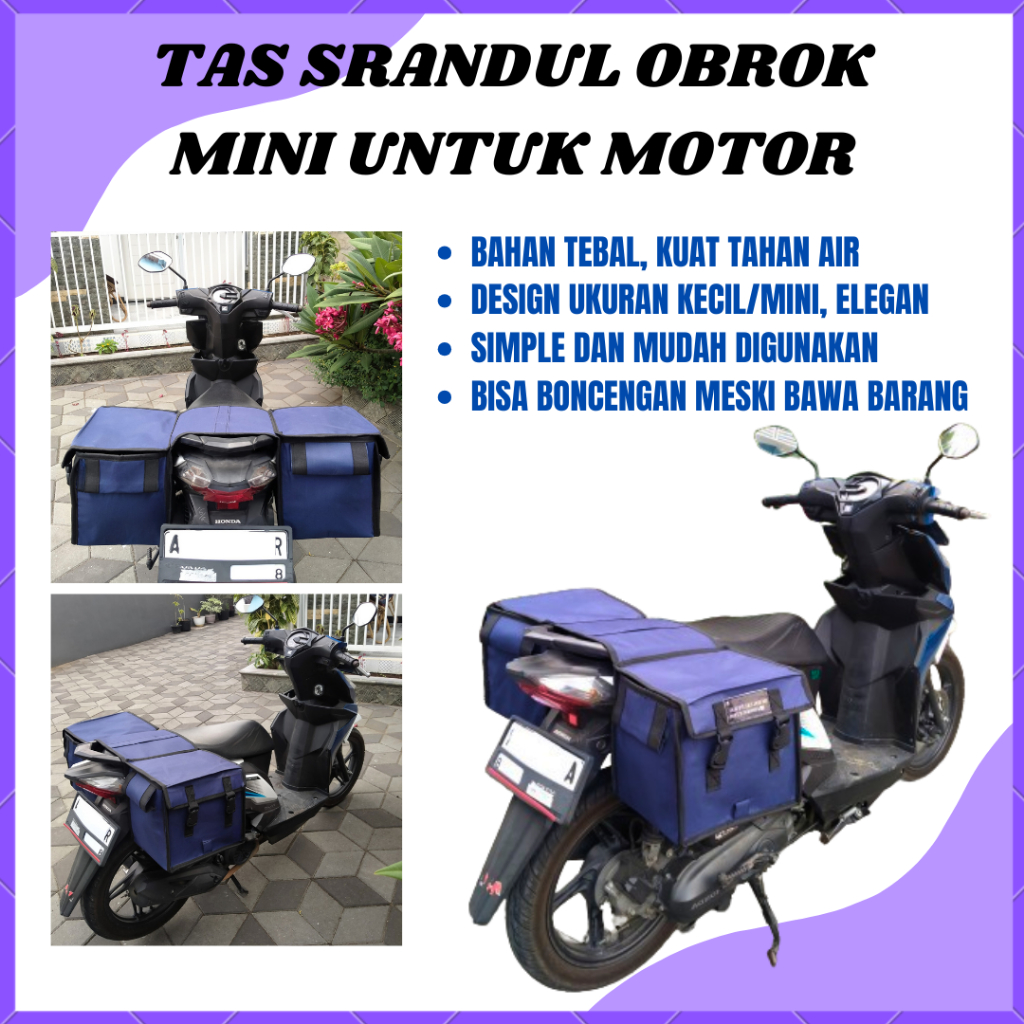 Jual Tas obrok ronjot srandul MINIMALIS motor beat supra vario UKURAN ...