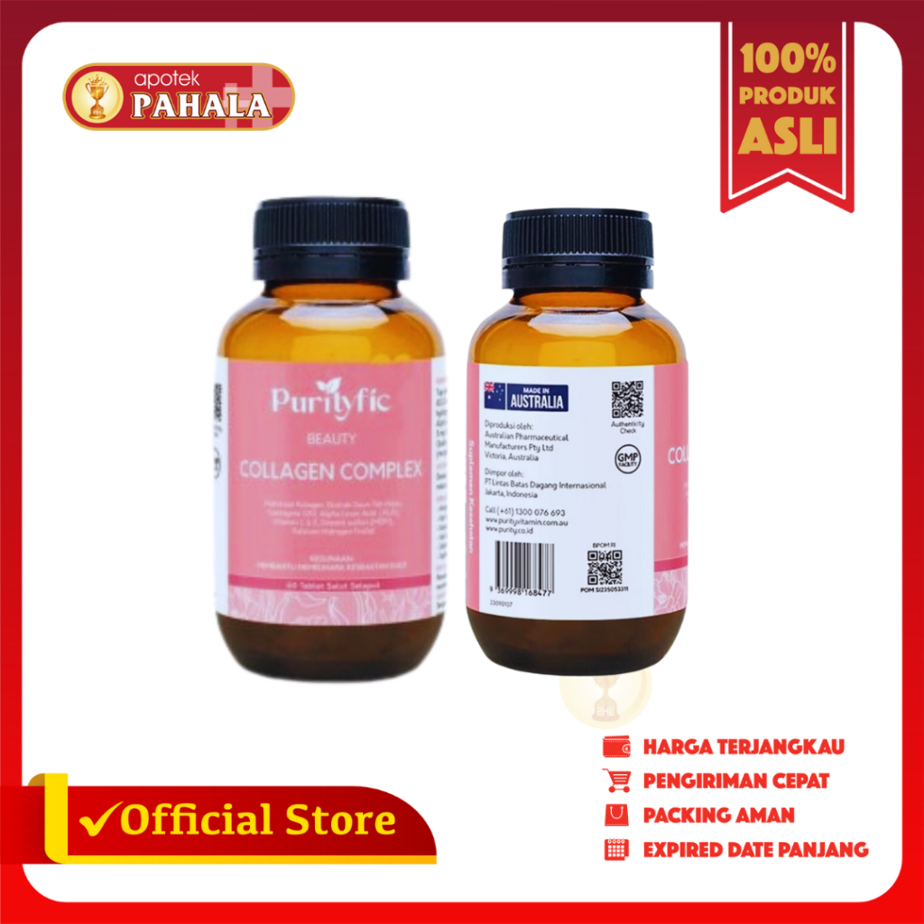 Jual Purity Beauty Collagen Complex isi 60 tablet | Shopee Indonesia
